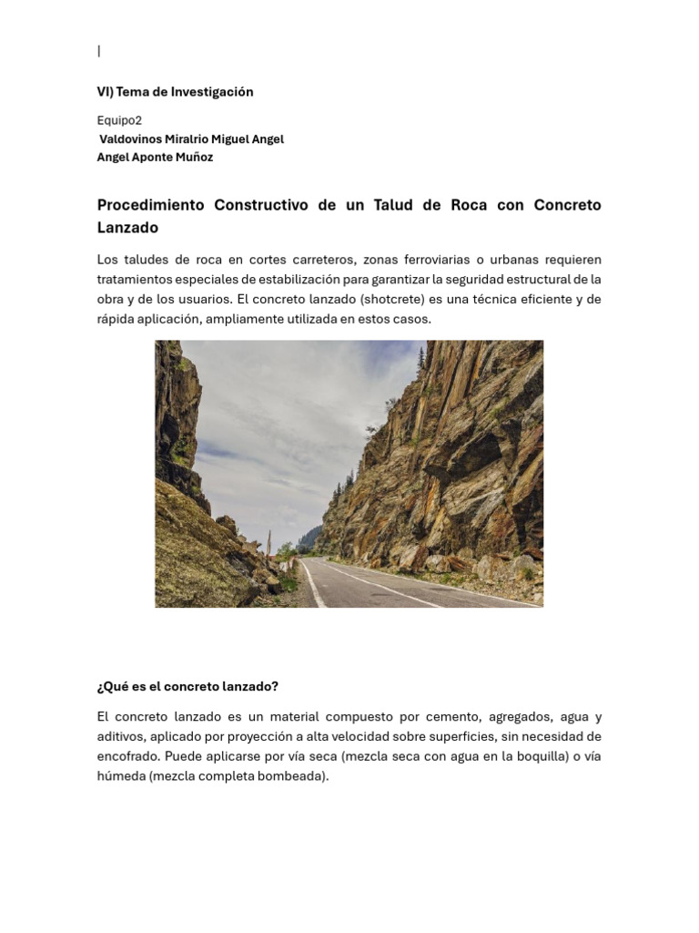 Talud | PDF | Hormigón | Ingeniería estructural