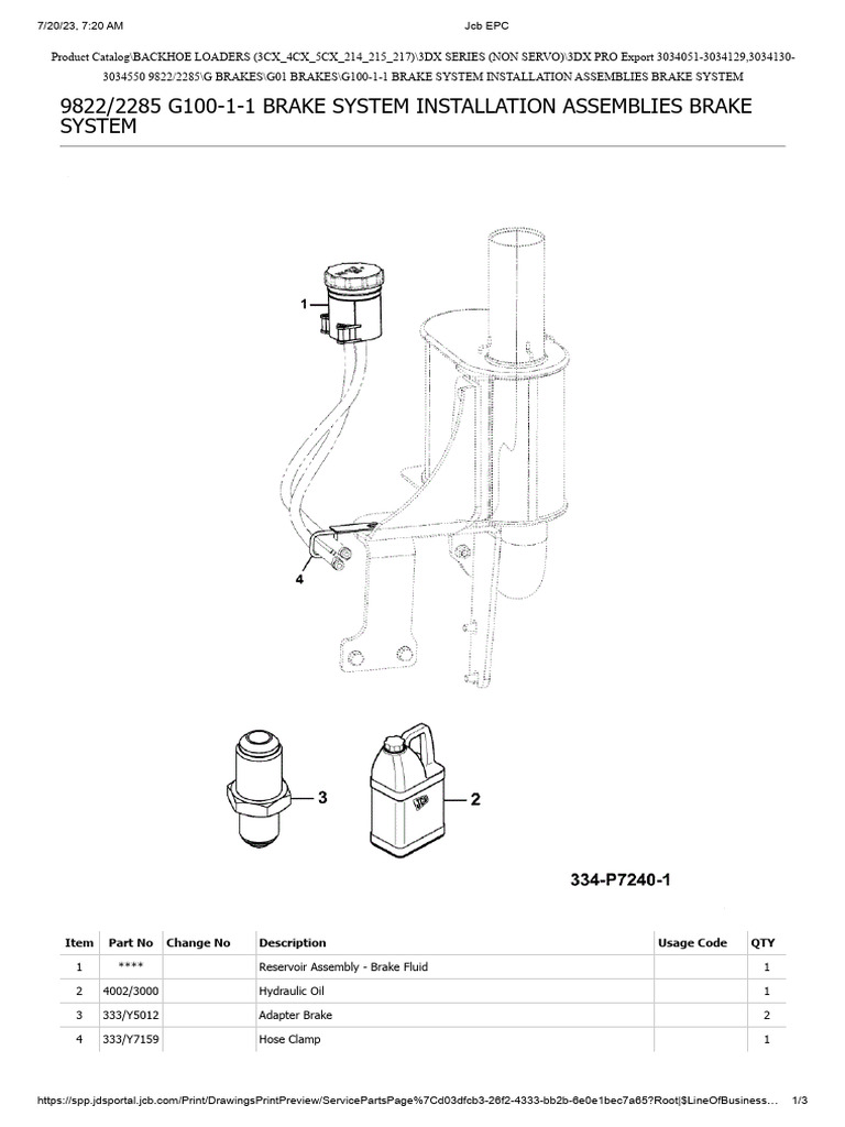 9822 - 2285 g100!1!1 Brake System Installation Assemblies Brake System ...