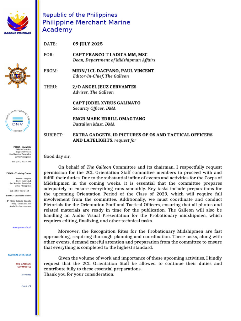 Orientation Staff, Req For | PDF | Military | Navies