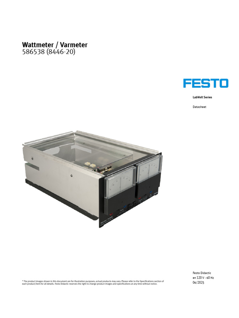 Datasheet 586538 (50-8446-20) en 120V 60Hz | PDF | Electrical ...