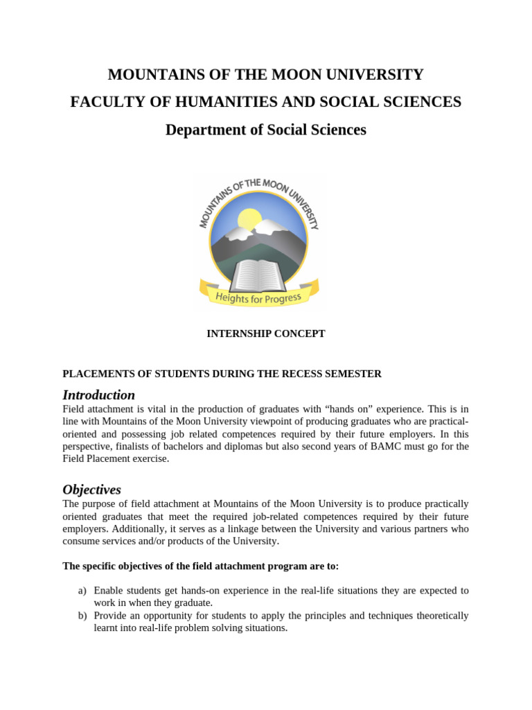 Student Internship Program Overview | PDF | Employment | Human Resources