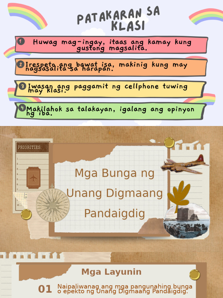 Bunga NG Unang Digmaan | PDF