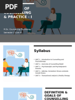 The CPCAB Model of Helping Work and Counselling Practice. | PDF ...