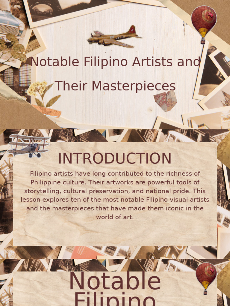 Notable Filipino Artists and Masterpieces | PDF | Philippines | The Arts