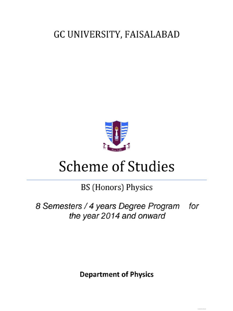 BS Physics | PDF