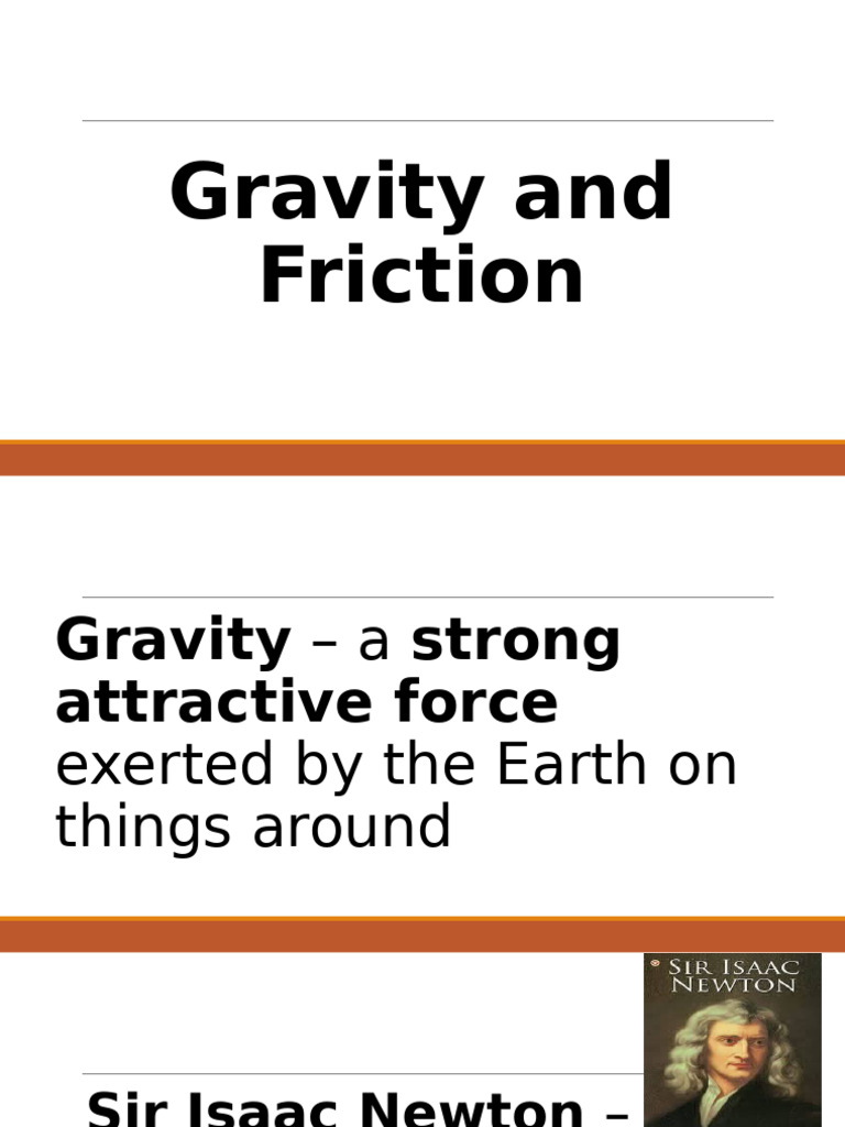 Science Q3 - Gravity and Friction | PDF