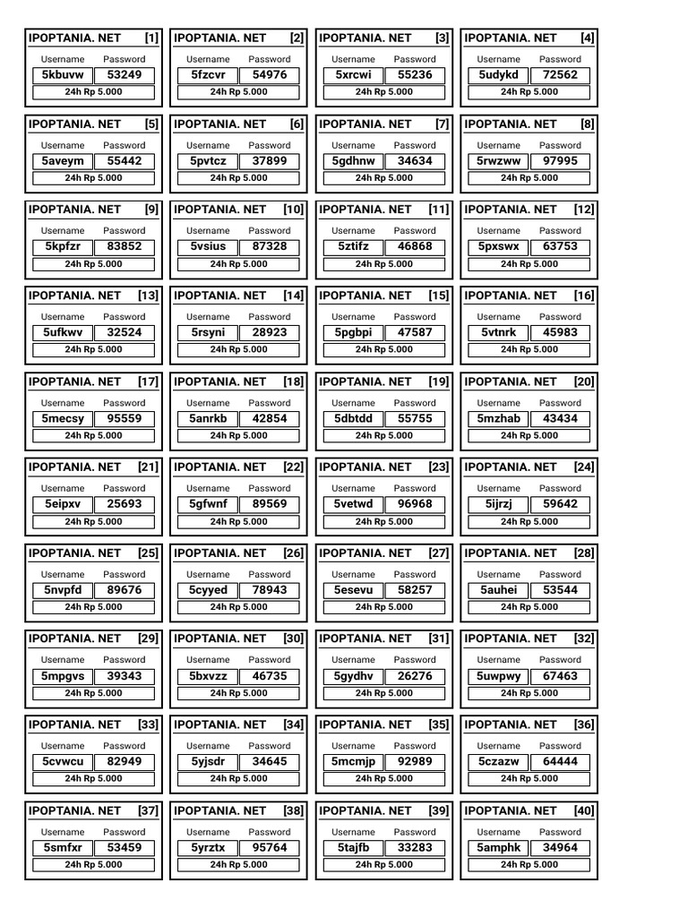 Voucher Ipoptania. Net 5rb Up 754 01.16.25 | PDF | Computing | Espionage Techniques
