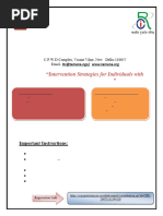 Norms & Guideline For Cre - Rehabilitation Council of India 1 | PDF