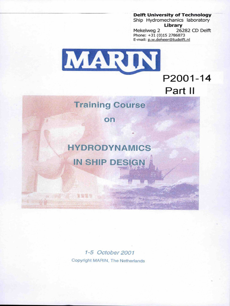 Training Course On Hydrodynamics in Ship Design (Part 2) | PDF | Ships ...