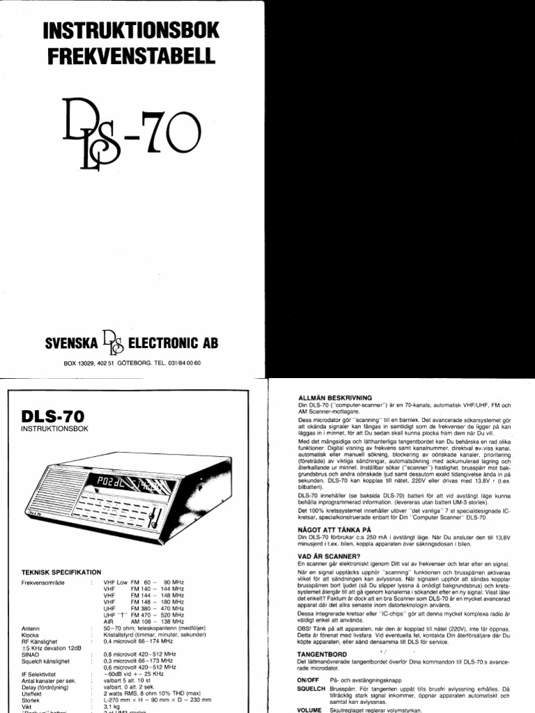 Dls 70 | PDF