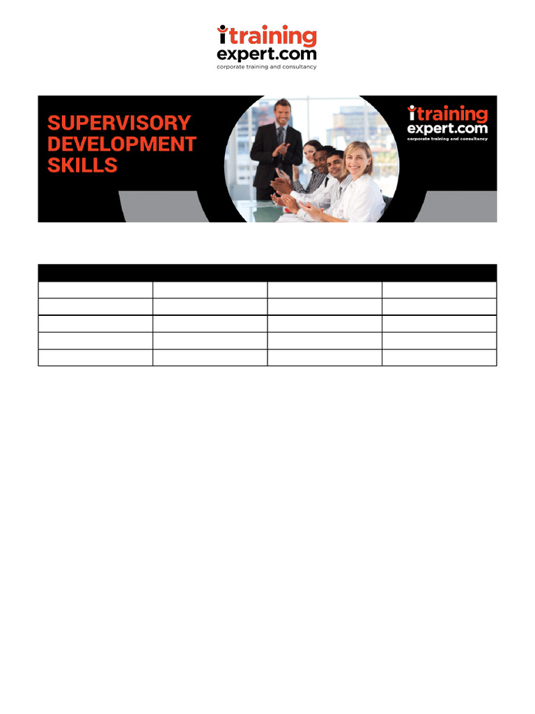 Supervisory Development Skills | PDF | Motivation | Motivational
