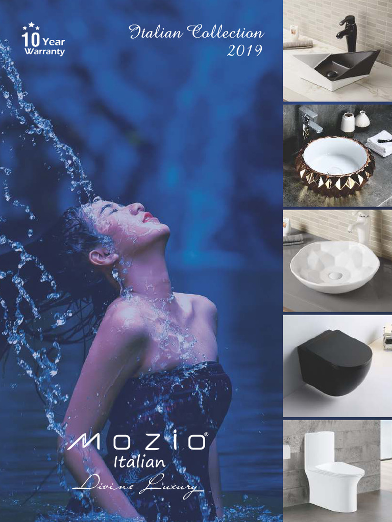 Mozio Sanitaryware Catalogue - Final | PDF