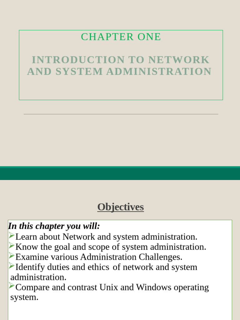 Chapter 1 Introduction To NSA | PDF | System Administrator | Computer Network