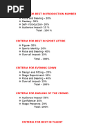 Pageant Judging Score Sheet Template | PDF | Clothing | Fashion