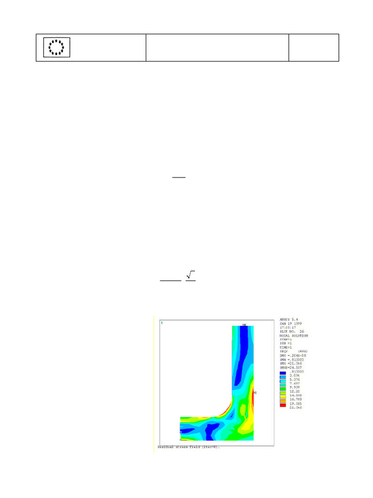 Limit Load Analysis Using Mises Criterion | PDF | Stress (Mechanics ...