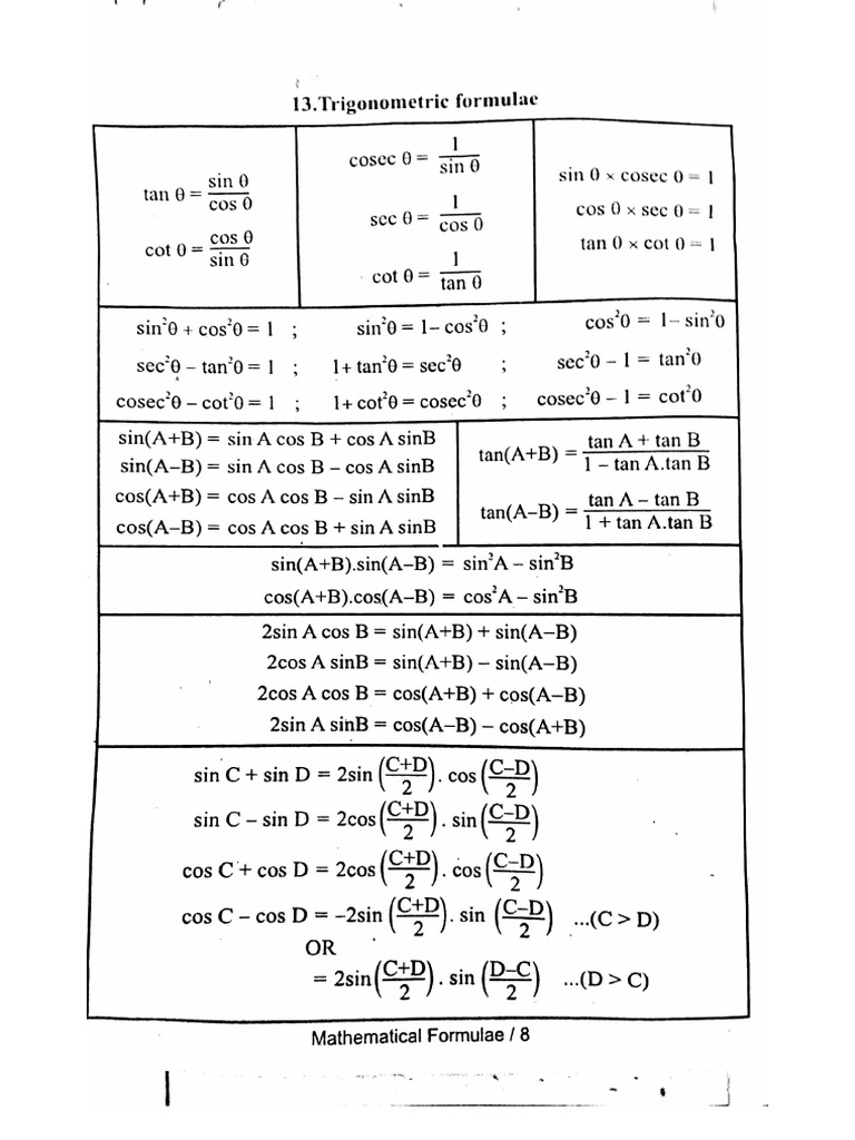 Formula Xith and Xiith | PDF