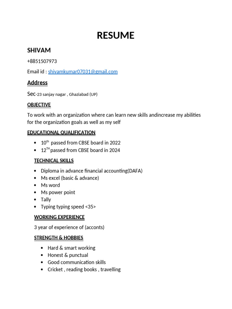 Shivam 1 | PDF
