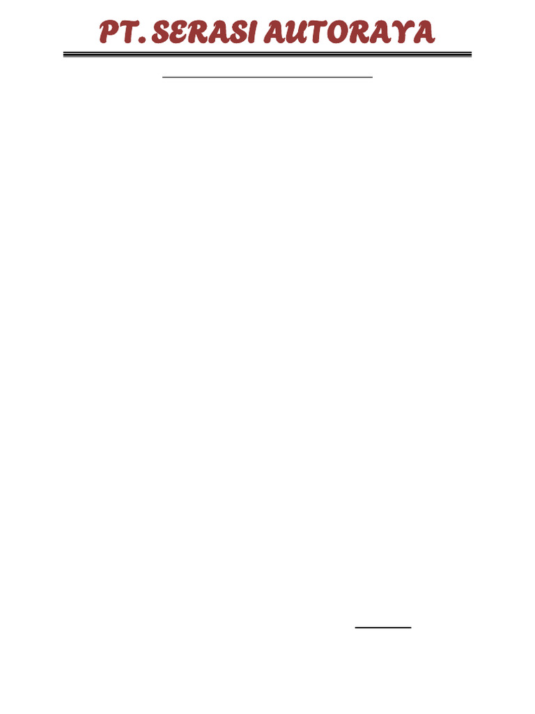 Surat Pelepasan Hak Pt. Serasi Auto Raya | PDF