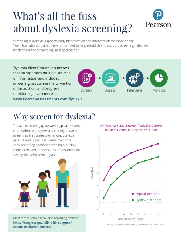 Understanding Dyslexia Screening Methods | PDF | Dyslexia | Receiver ...