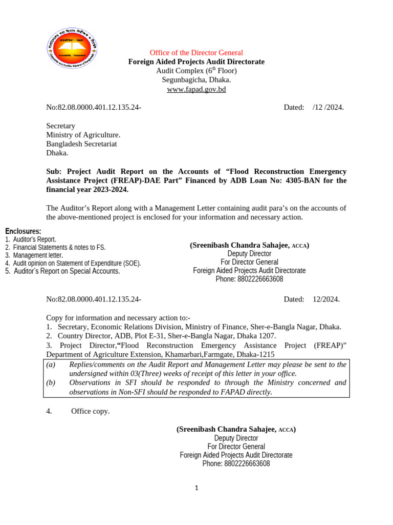 Final Par of Freap 23-24 | PDF | Audit | Internal Control