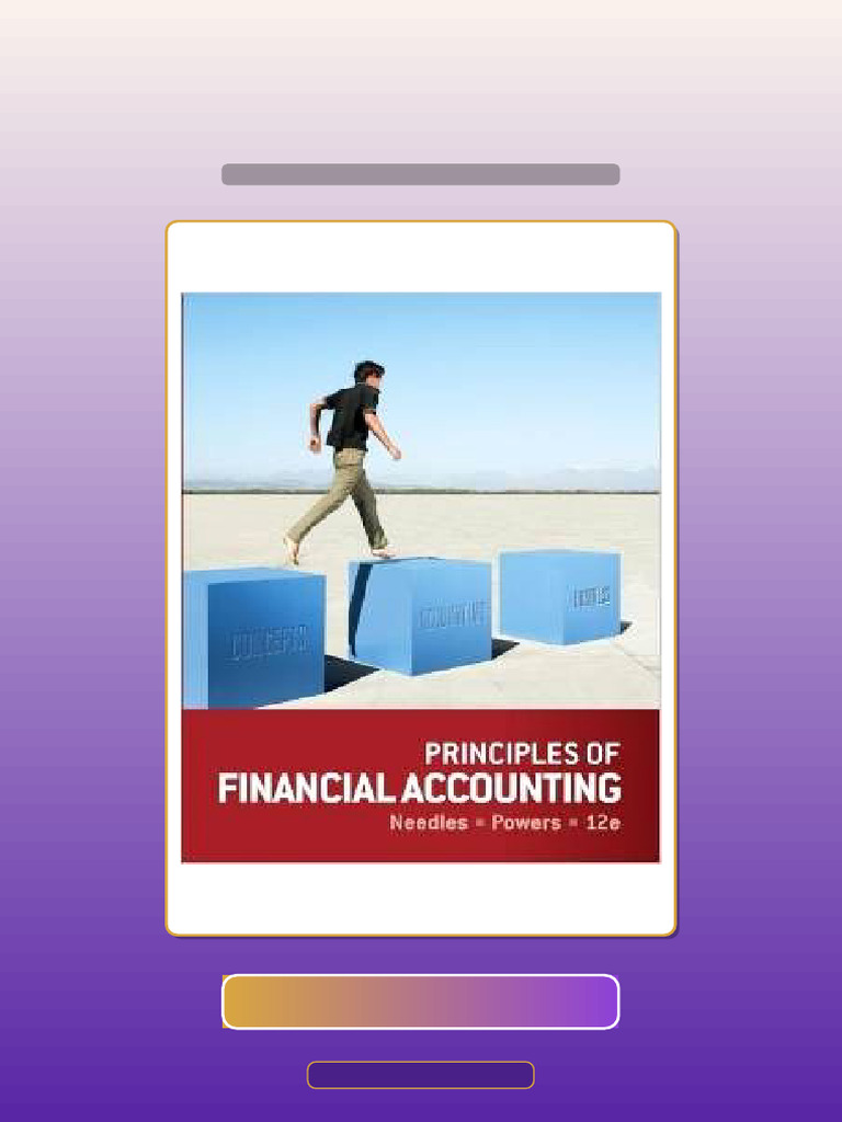 Principles of Financial Accounting 12th Edition Belverd E Needles Ebook ...