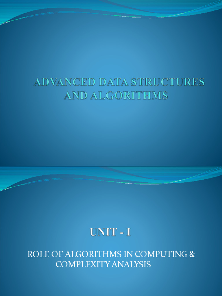 Algorithms: Computing & Complexity Analysis | PDF | Computational Complexity Theory | Time ...