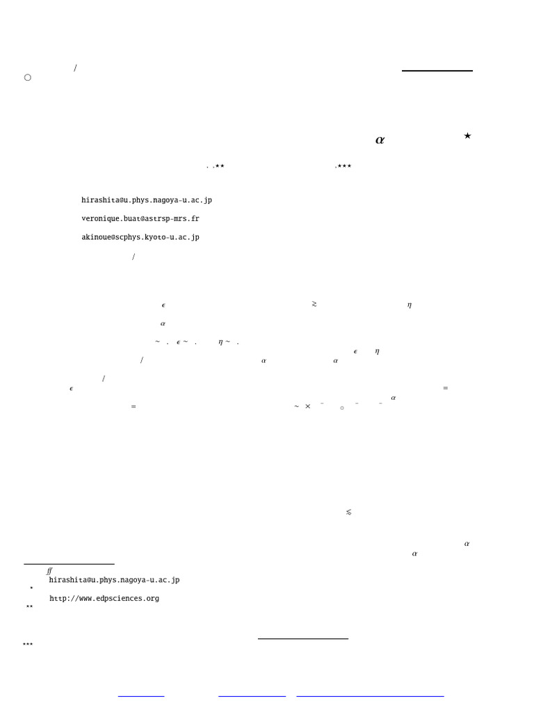 Star Formation Rate in Galaxies From UV, IR, and H Estimators | PDF ...