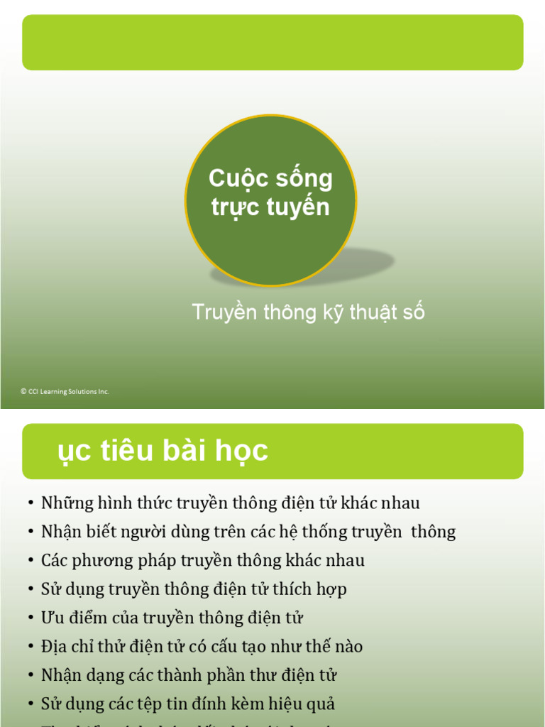 7314 - L14 - Slides - VN - CSTT - Truyen Thong KTS | PDF
