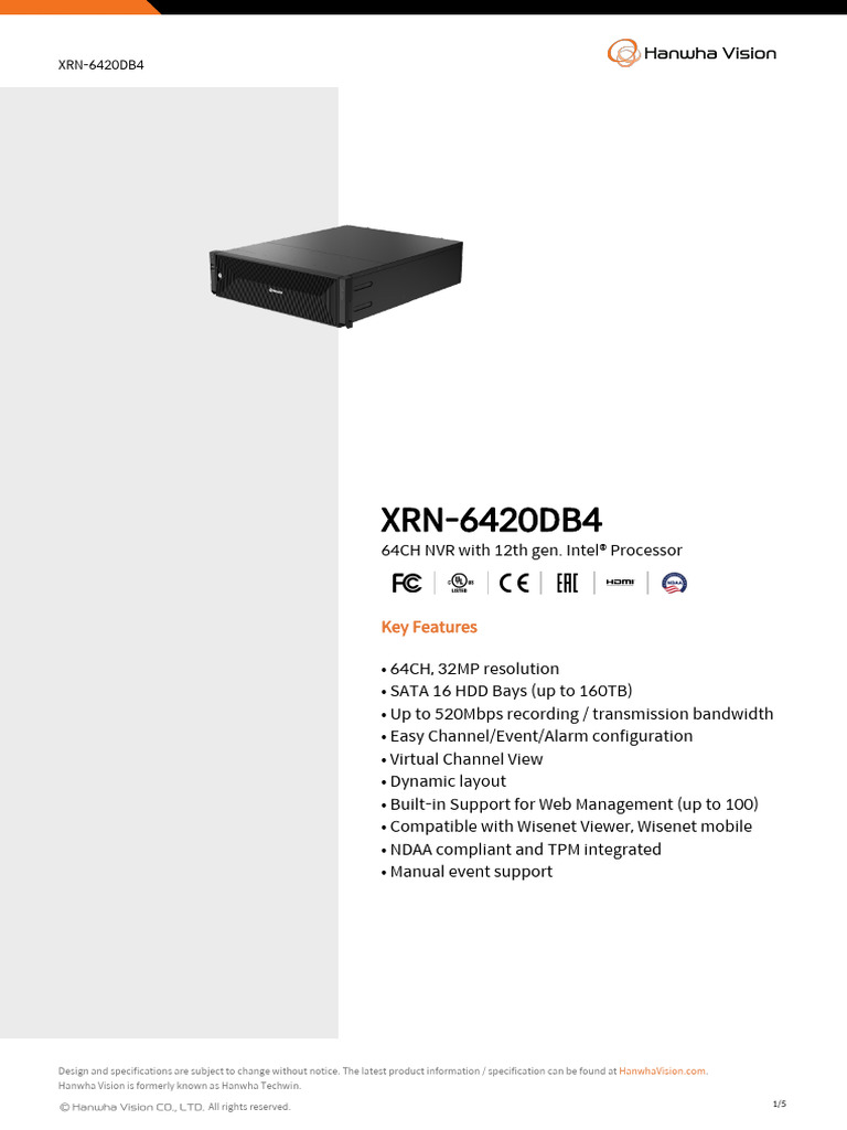 Datasheet Xrn-6420db4 250624 En | PDF | Ip Address | Internet Protocols
