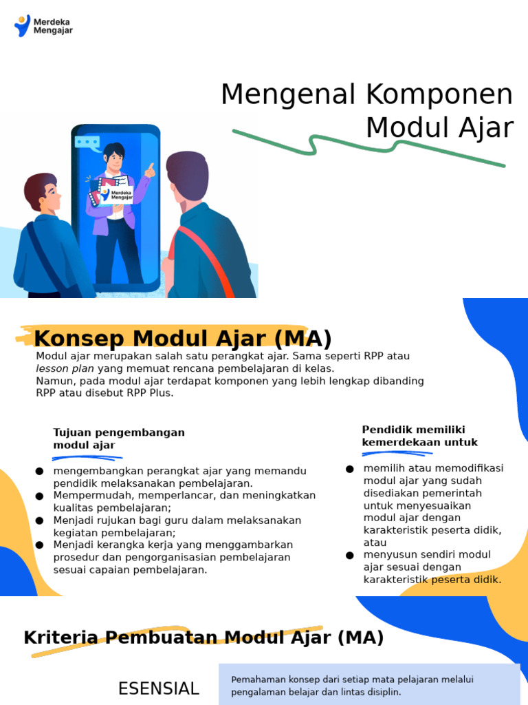 Panduan Pembuatan Modul Ajar | PDF
