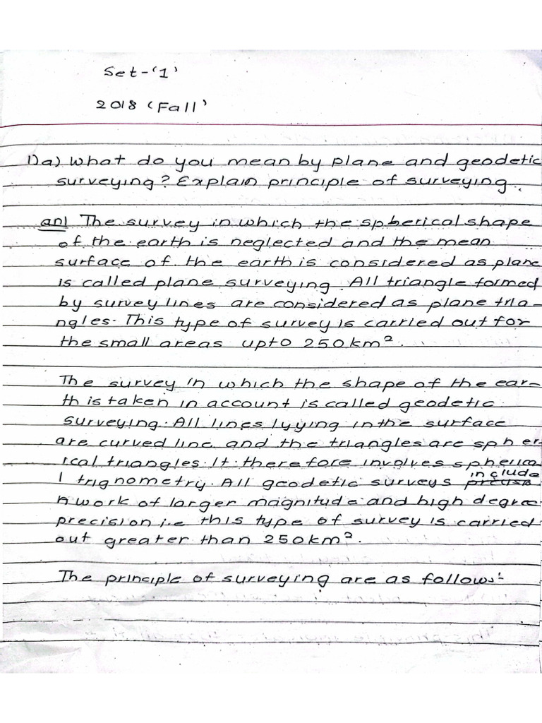 Surveying Note | PDF