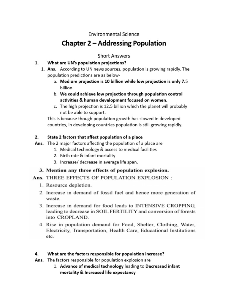 Chapter 2 - Addressing Population | PDF | Poverty | Poverty & Homelessness