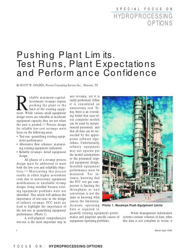 Hydroprocessing Depropanizer | PDF | Flow Measurement | Heat Exchanger