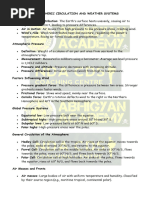 Tri Cellular Model Handout | PDF | Atmospheric Circulation | Oceanography