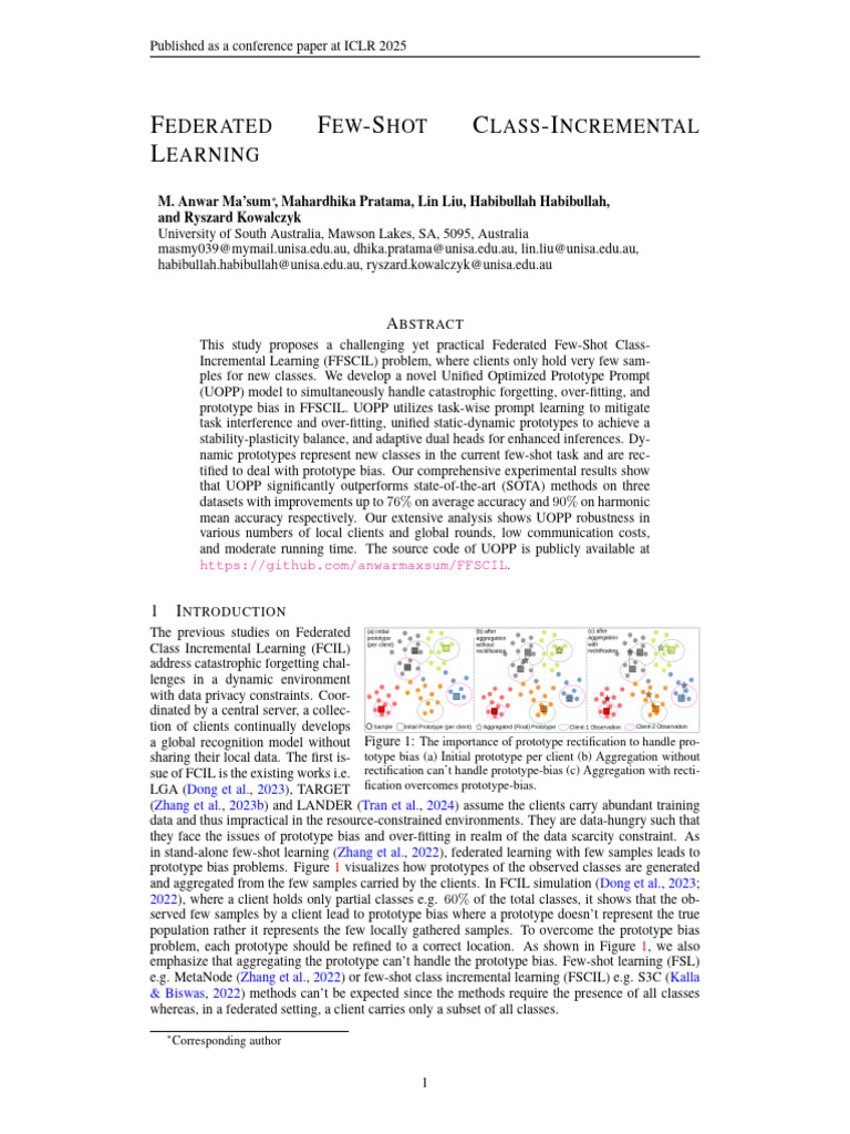 Federated Few Shot Class Incremental Learning | PDF | Ordinary Differential Equation | Applied ...
