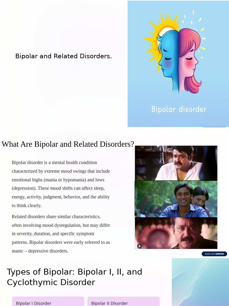 Bipolar and Related Disorders Understanding The Spectrum | PDF ...
