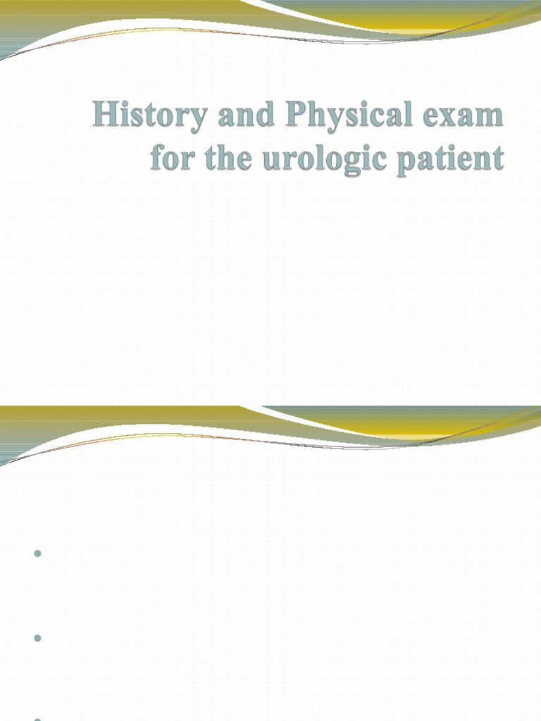 History Presentation of Residents | PDF | Urinary Incontinence ...