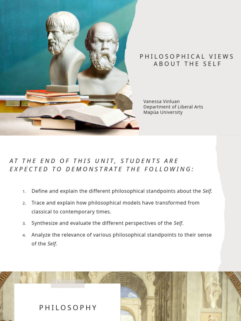 Philosophical Views About The Self - Tagged | PDF | Philosophy Of Self ...