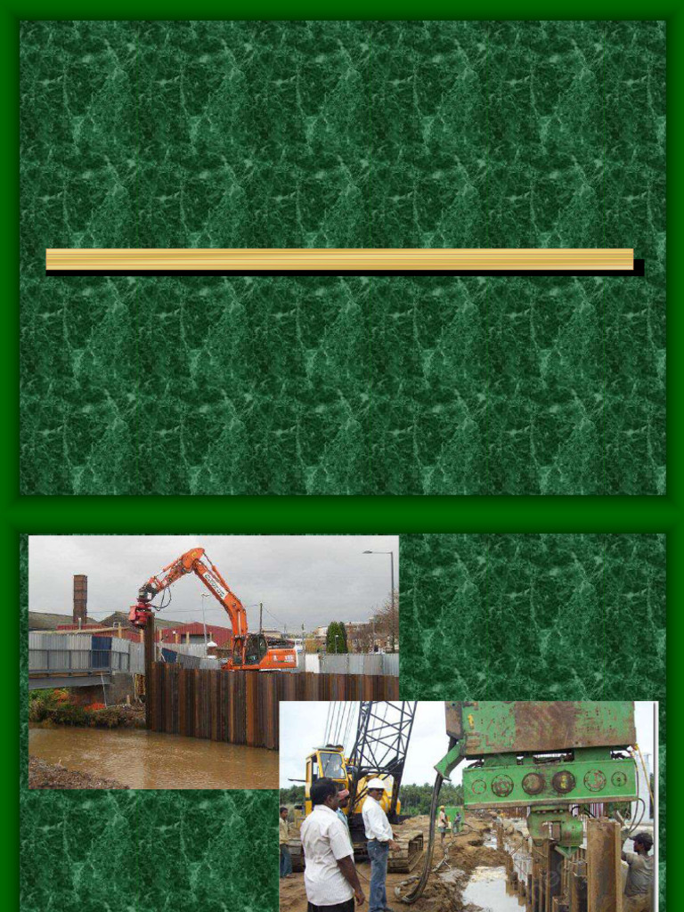 Metode dan Jenis Turap Cantilever | PDF