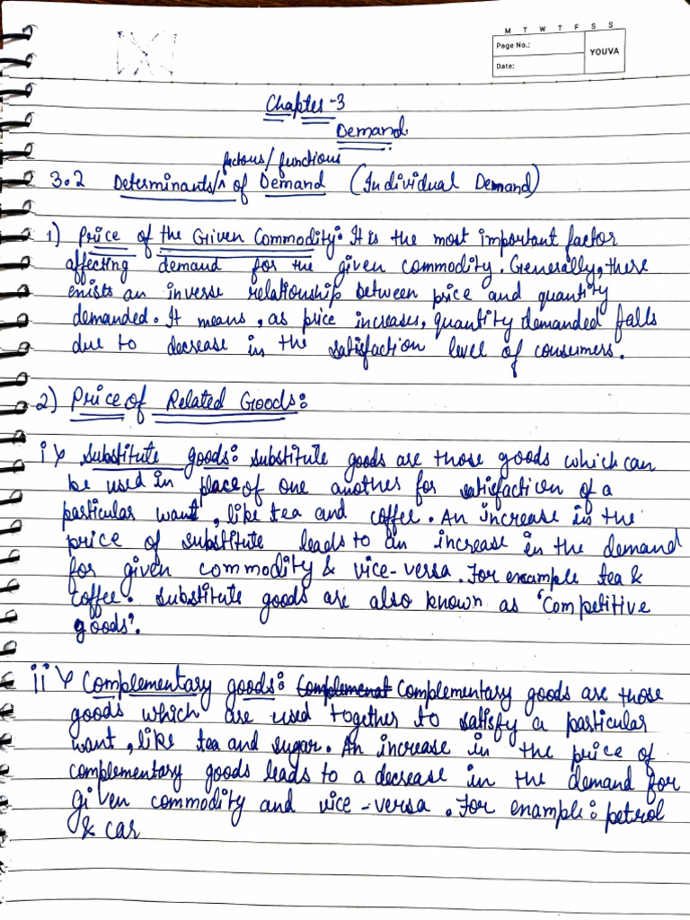 11th Ch-3 Demand Notes | PDF