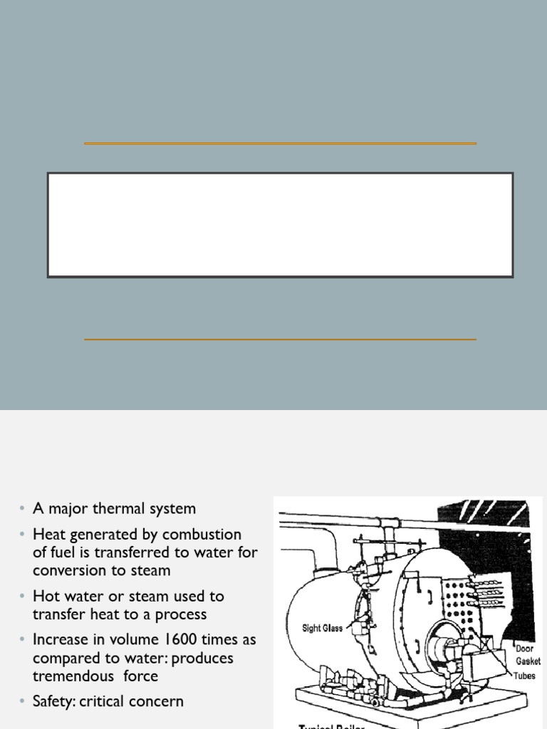 Lecture 5 Boilers - PP | PDF | Boiler | Heat Transfer