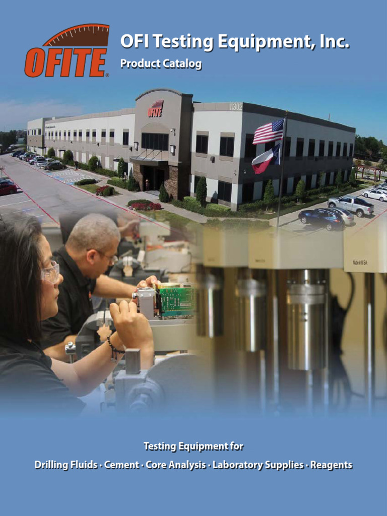 OFI Testing Equipment Product Catalog | PDF | Filtration | Oil Well