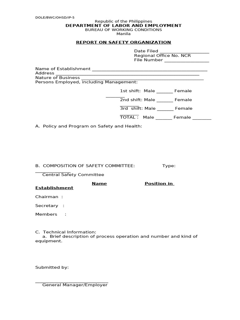 Safety Committee Composition Guide | PDF | Industrial Relations | Business