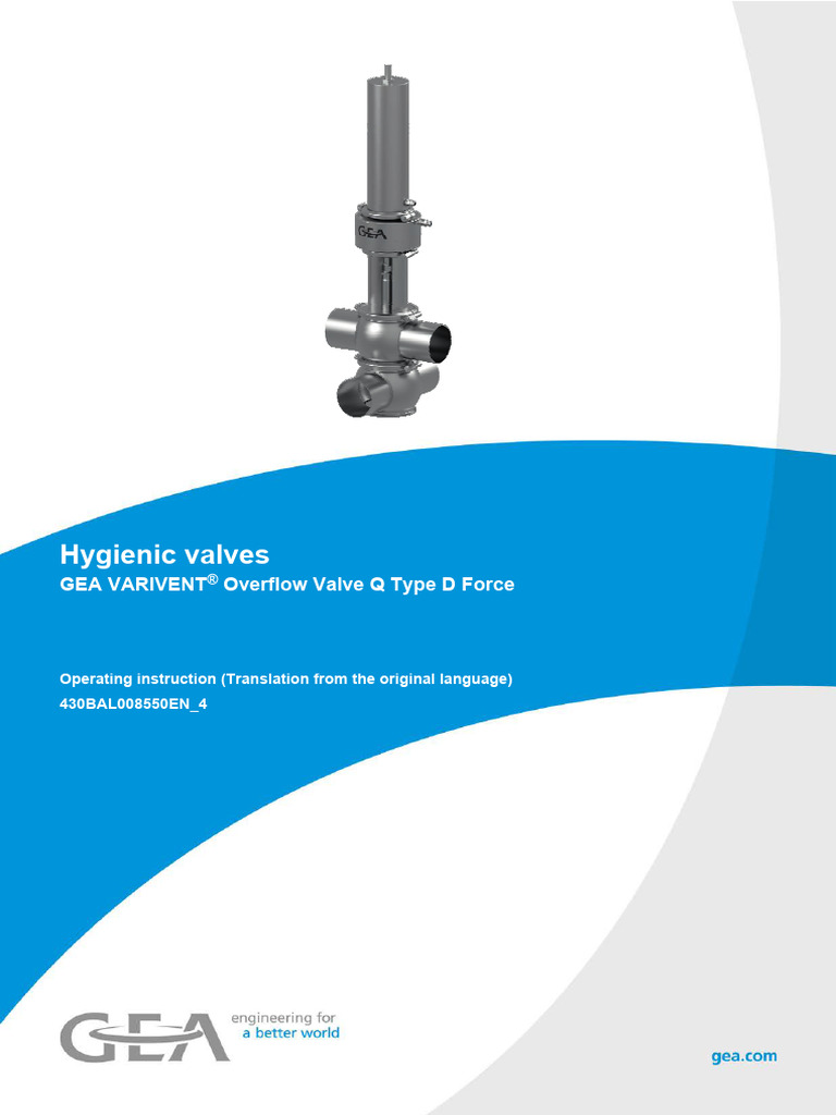 Overflow Q Valve - Manual | PDF | Safety | Valve