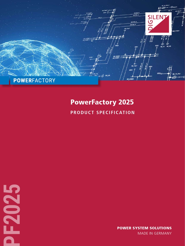 PowerFactory 2025 Product Overview | PDF | Electrical Engineering ...