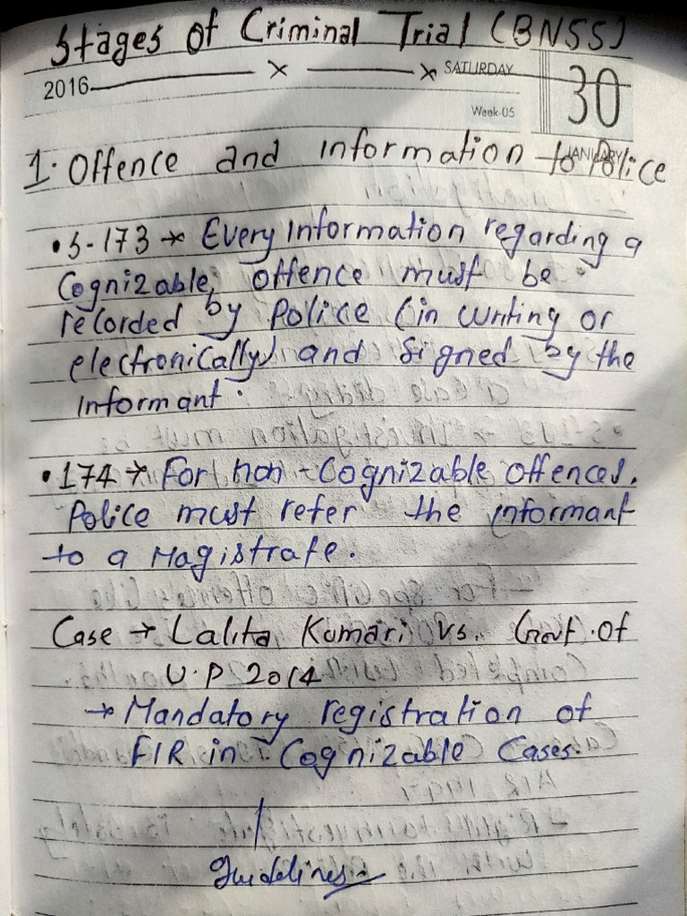 Stages of Criminal Trial in CRPC | PDF