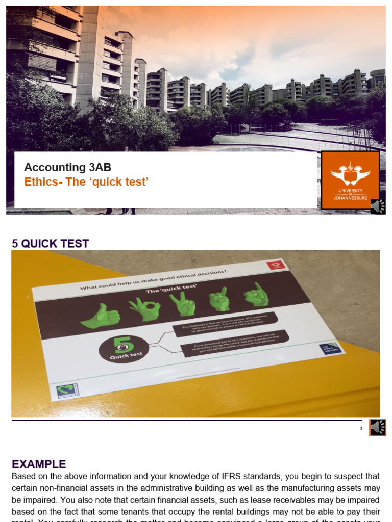 Ethics Slides 2021 Quick Test | PDF