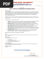 Registration For Cisco Women Internship Program - 2026 Graduating Batch ...