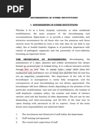 Matron Job Description and Responsibilities | PDF | Housekeeping ...
