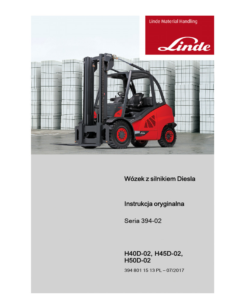 Linde 394 DTR | PDF